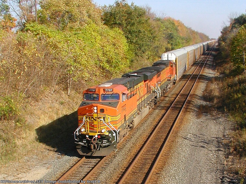 BNSF 7707 NS 31M